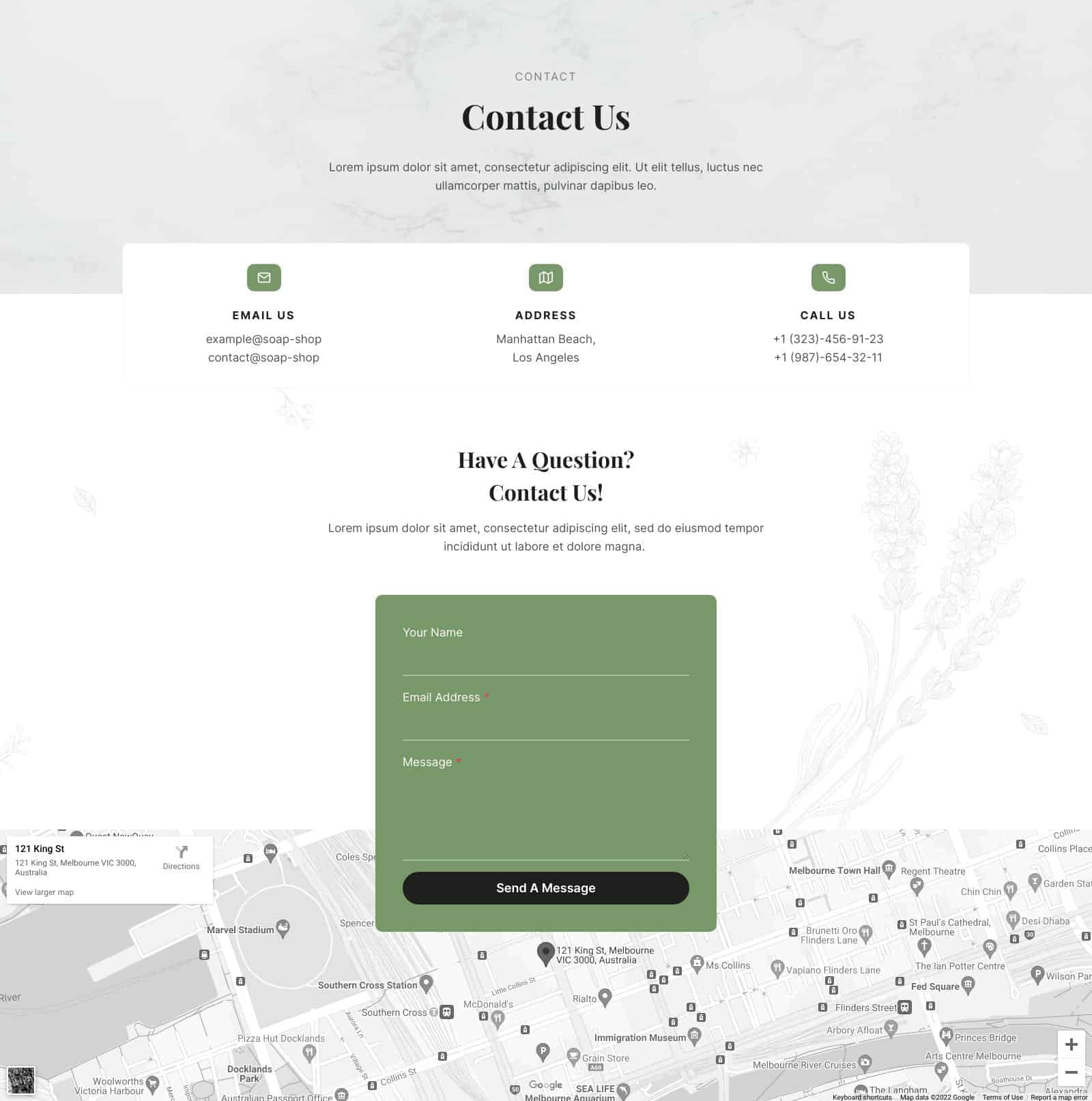 Contact - North Shore Crafts